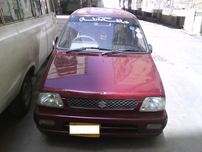 For sale Suzuki Mehran 2007 VX F/F CNG Maroon Color for 03023853696 in ...