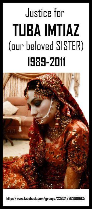 Justice for Tooba Imtiaz (our beloved SISTER) - General Talks ...