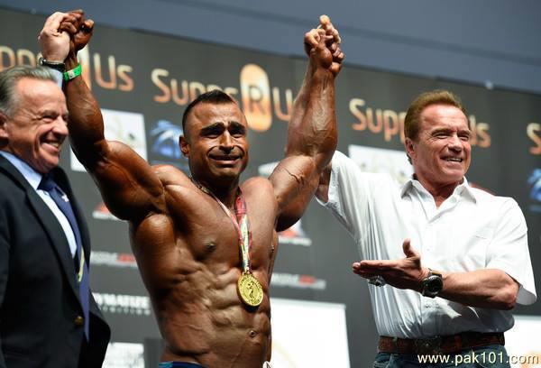 Pakistani body builder Atif Anwar wins title at Arnold Classic ...