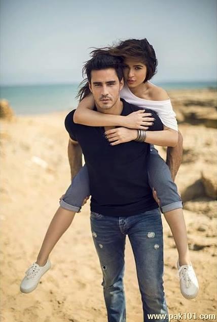 Photoshoot Of Ayesha Omer And Sikander Rizvi Sizzle on Pepe Jeans ...
