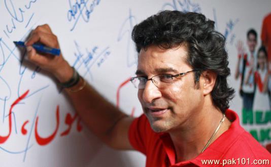 Gallery > Cricketers > Wasim Akram > Wasim Akram high quality! Free ...