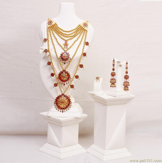Gallery > Jewellery > Necklace Sets > Bridal Jewellery Set-Necklace and ...
